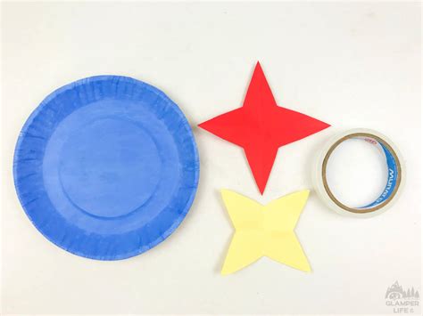 Paper Plate Compass Craft Glamper Life
