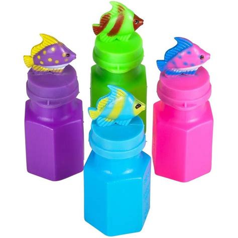Tropical Fish Bubble Bottles Box Of 24 Big W