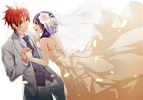 Papel De Parede Hd Para Desktop Anime Souma Yukihira Megumi Tadokoro