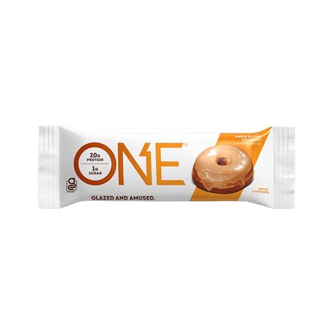 One Bars Maple Glazed Doughnut Flavored Protein Bar 2 12 Oz