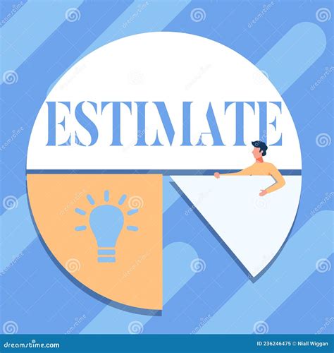 Text Showing Inspiration Estimate Business Idea Roughly Calculate Judge Value Number Quantity