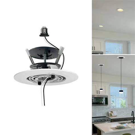 5 6 Recessed Can Light Conversion Kit To Pendant Instant Convert