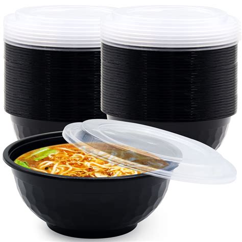 150 Pcs Stackable Meal Prep Bowl Containers 48 Oz Food
