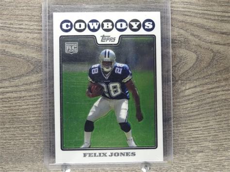 2010 Topps Chrome Anniversary Reprints 8 Felix Jones Ebay
