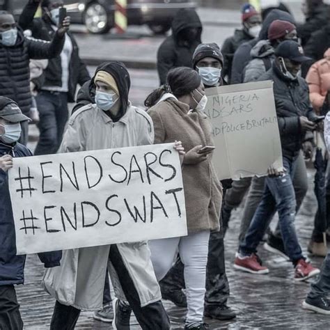 End Sars Protest Holds In Helsinki Photos
