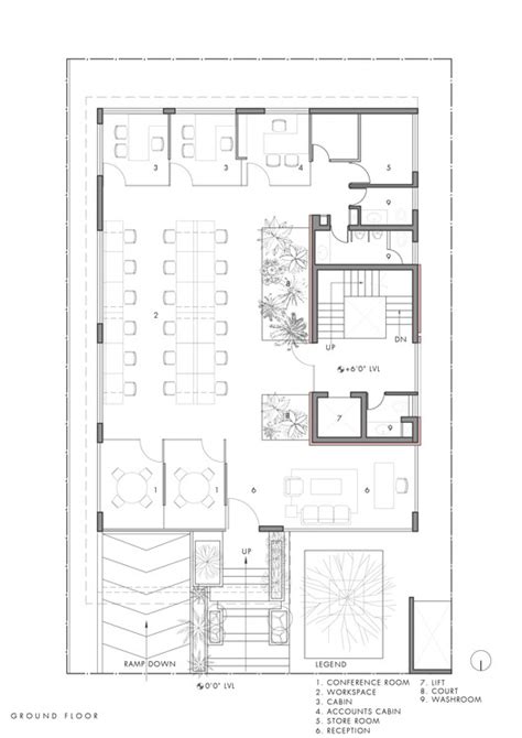 Office Floor Plan For Atech Solutions Offices