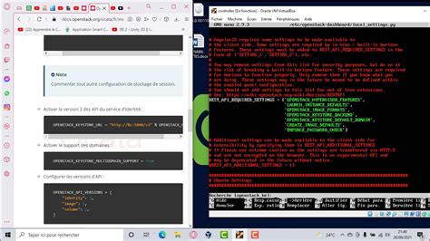 Openstack 13 Installation Et Configuration Horizon Dashboard