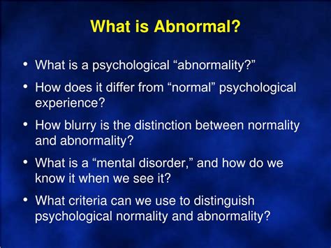 Ppt Defining Abnormal Behavior Part I January 11 2012 Psyc 2340 Abnormal Psychology Brett Ppt Defining Abnormal Behavior Part I January 11 2012 Psyc 2340 Abnormal Psychology Brett