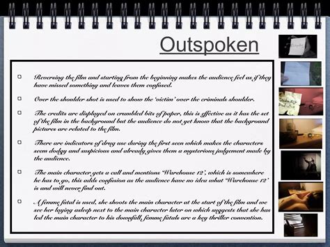 Student Example Analysis Complete Ppt