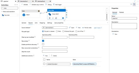 Azure Data Factory Copy Activity Source Api Request Save Header Response Stack Overflow