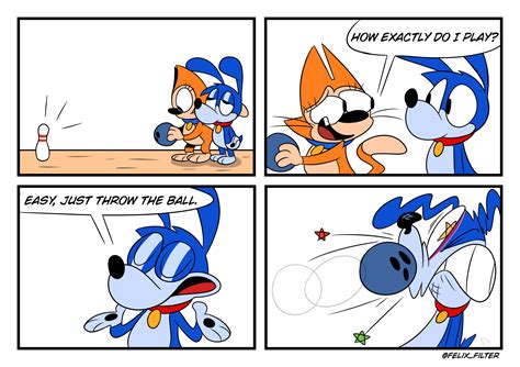 Ollie And Wilbert Comic 2 Bowling Brace By Felixfilter On Newgrounds