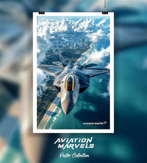 F 22 Raptor Poster Us Air Force Aviation Art Print Etsy
