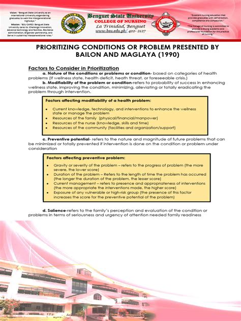 Prioritization Of Problems Pdf Nursing