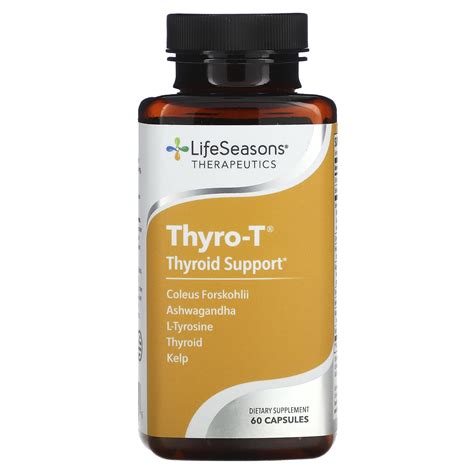 Lifeseasons Thyro T Thyroid Support 60 Capsules