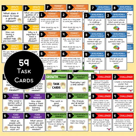 Growth Mindset Task Cards