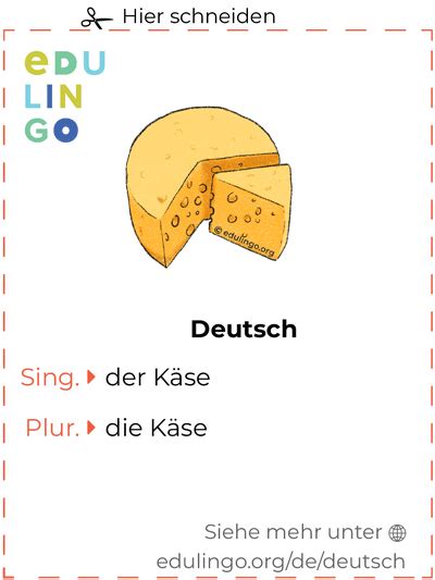 Käse Auf Deutsch • Schrift Und Aussprache Mit Bildern