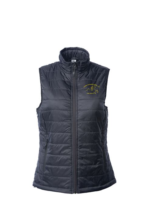 Caitlin Carmody Womens Puffer Vest Saddlethreads