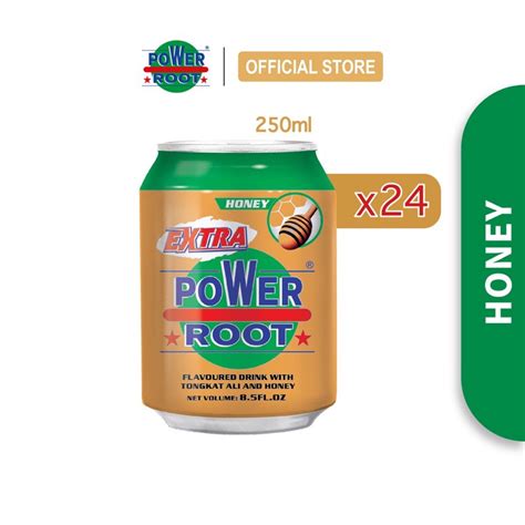 Power Root Extra Honey Tongkat Ali 250ml X 24 Cans Shopee Malaysia