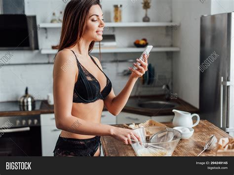 Cooking In Lingerie