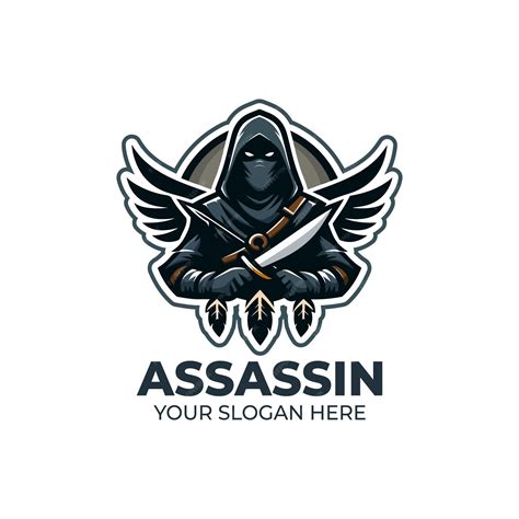 Premium Vector Awesome Assassin Mascot Logo Design