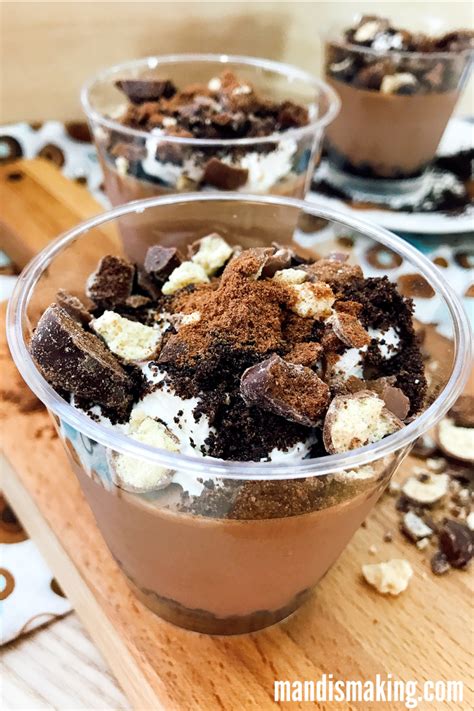 Milo Cheesecake Cups Mandis Making