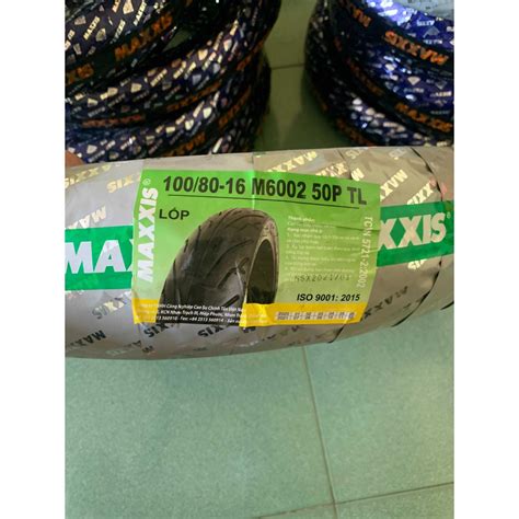 Lốp Xe Máy Maxxis 10080 16 Lốp Trước Sh Sau Nouvo Shopee Việt Nam