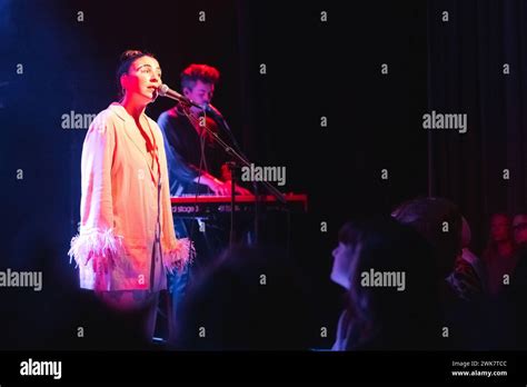 Copenhagen Denmark 18th Feb 2024 The Irish Singer Morgana Performs A Live Concert At Hotel