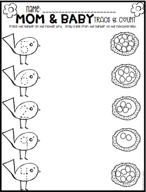 Spring Math And Literacy Printables And Worksheets For Pre K And