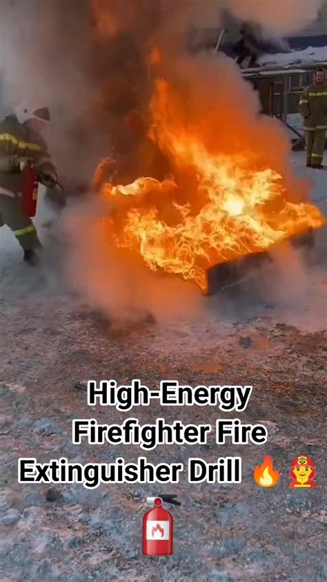 🧯extinguisher Drill 🔥👨‍🚒 Firefighterdrill Highenergyfirefighter