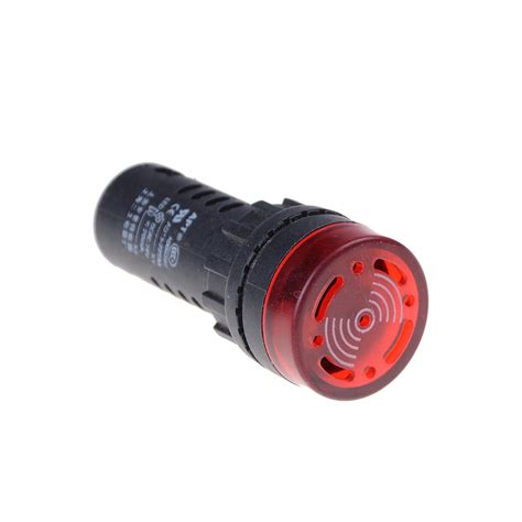 1pcs 22mm Red Flash Buzzer Beep Indicator Ad16 22s Vicedeal