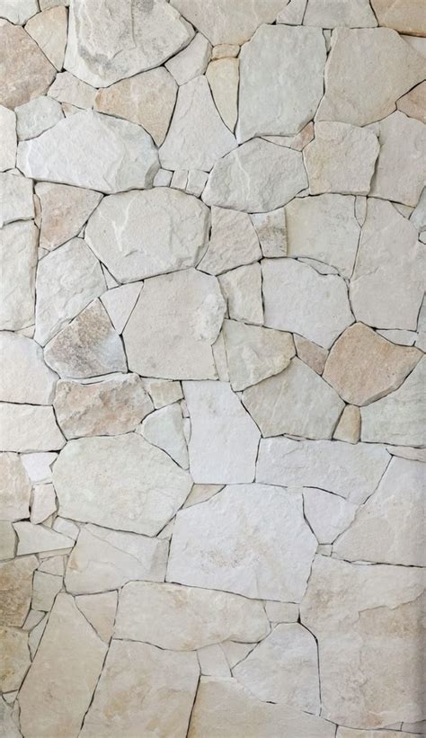 Natural Stone Wall With No Mortar