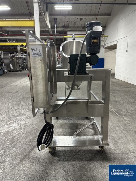 3 Cu Ft Gemco Twin Shell Blender S S Federal Equipment Company