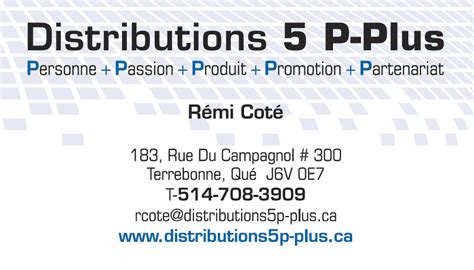 Distributions5p Plusca Bienvenue