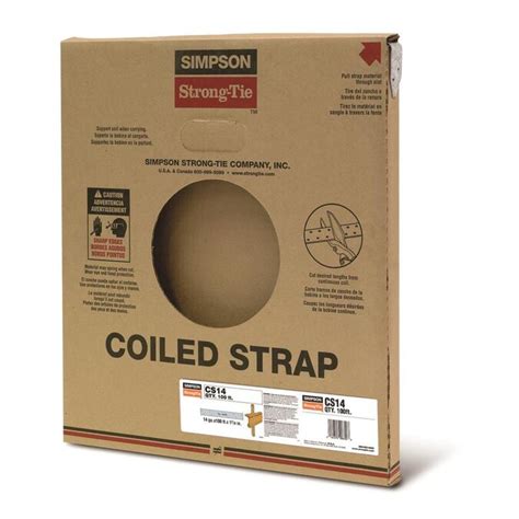 Simpson Strong Tie 100 Ft 14 Gauge Steel Coiled Strap In The Straps