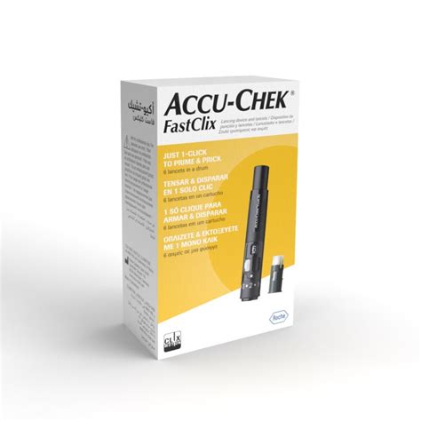Accu Chek Fastclix Lancing Device Kit Glovida