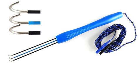Bipolar Stimulation Probe With Three 180° Hook Tips Ternimed