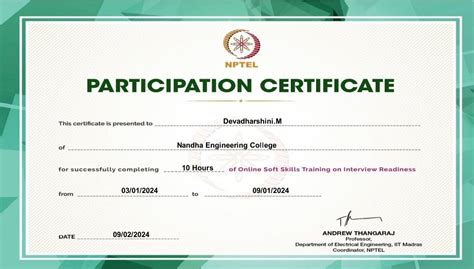 Devadharshini M On Linkedin Softskills Nptel Lifelonglearning Completed Certified