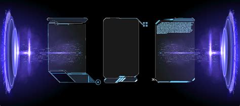 Head Up Display Elements For The Web And App Futuristic User Interface