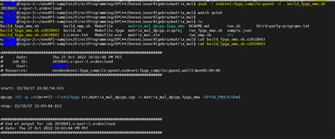 Matrixmul In Fpga Only Warning Coming Up Intel Communities