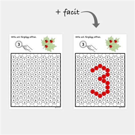 Hitta Siffran Nyckelpigor Npf Anpassat