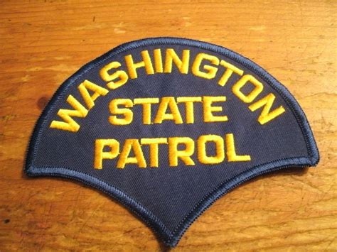 Washington State Patrol Patch Antique Price Guide Details Page