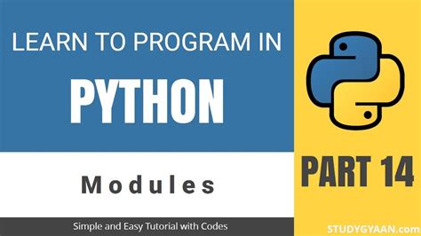 Python Tutorial 14 Module Youtube