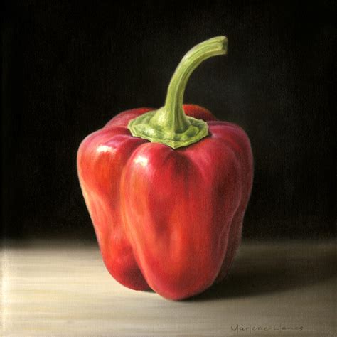 Red Bell Pepper Classic Still Life Laura I Art Gallery Cic