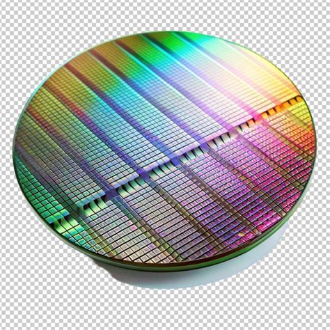 Silicon Wafer With Processor Cores 2 Nm Size Premium Ai Generated Psd