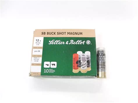 1276 Sellier And Bellot Buck Shot Magnum 10kpl Aaweefi Verkkokauppa