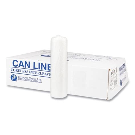 Interplast Group High Density Commercial Can Liners 56 Gal 087 Mil