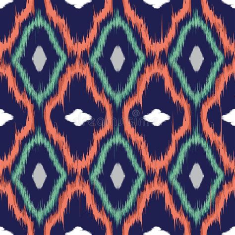 Ikat Pattern Stock Vector Illustration Of Ikat Geometry 73855349