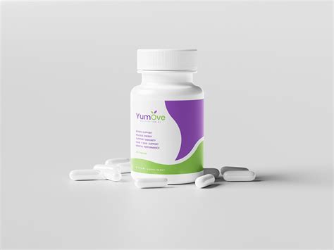 Multivitamin Label And Box Packaging Design Behance