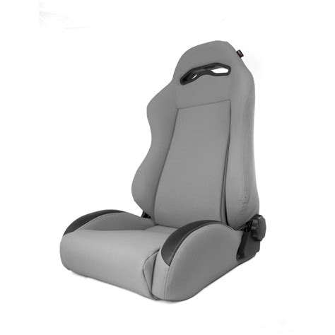 Rugged Ridge Sport Front Seat Reclinable Gray 97 06 Jeep Wrangler Tj