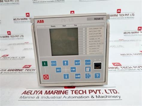 Abb Rem615 Motor Protection Relay Aeliya Marine